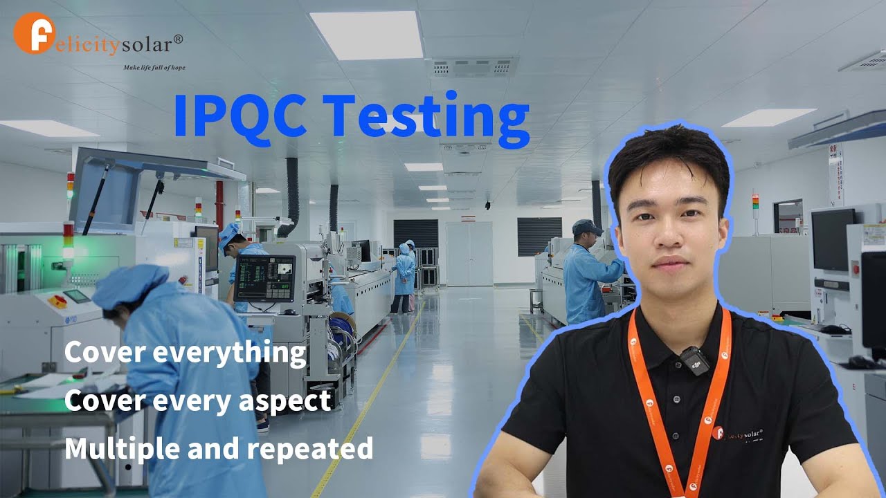 IPQC testing--the final inspection in our product manufacturing process ...