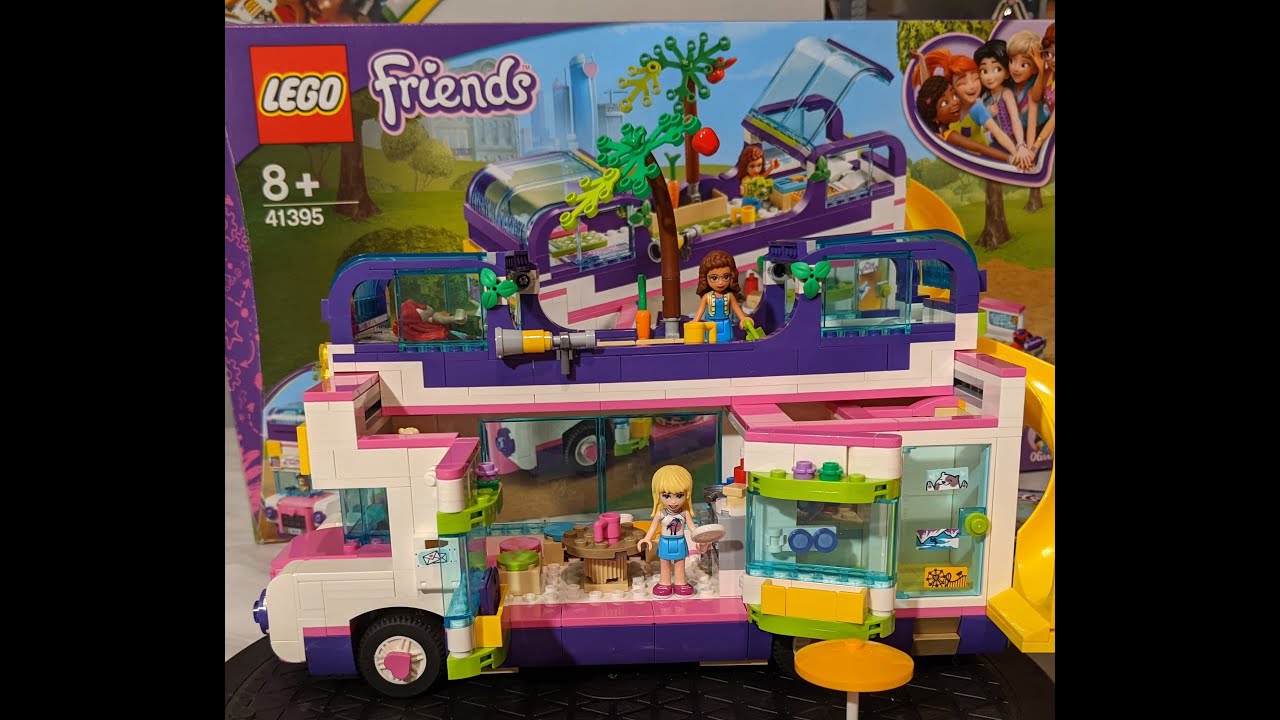 LEGO FRIENDS Pink & Yellow RV or Bus? Speed Build LEGO Friends RV Set ...