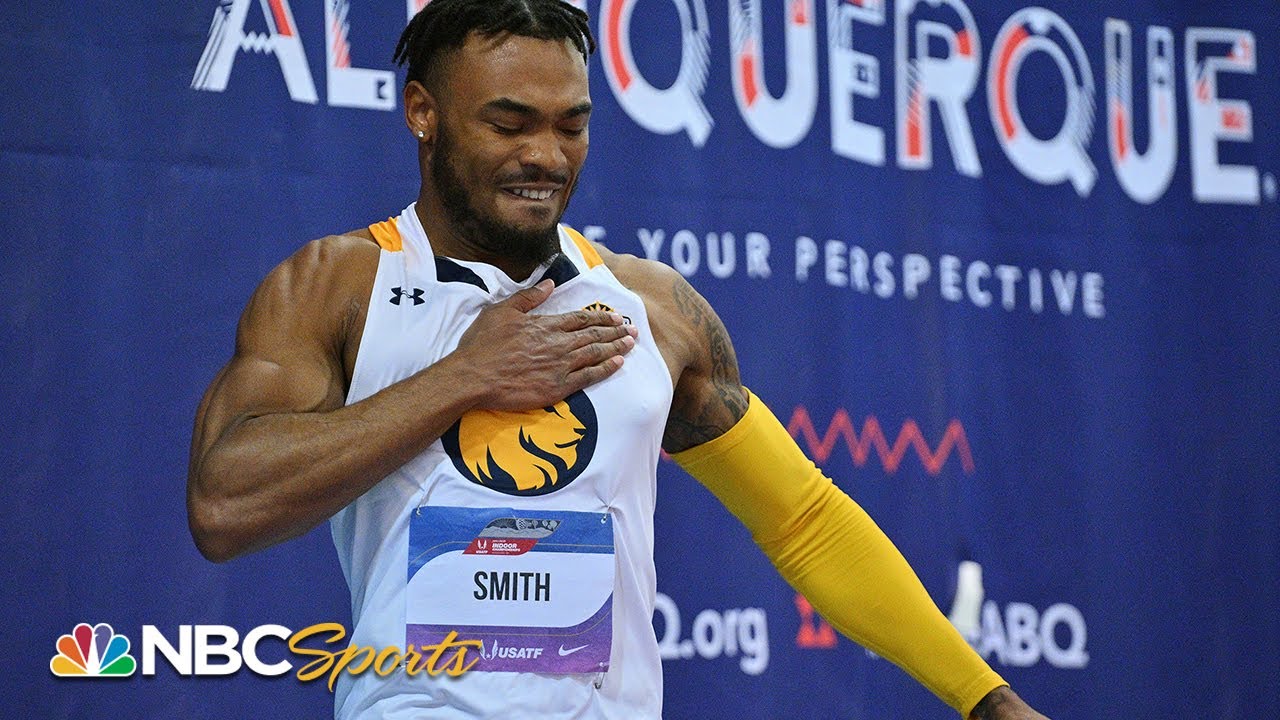 JT Smith takes home men's 60m indoor title as Noah Lyles drops out of ...