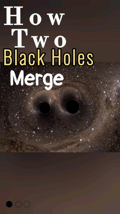 Two Black Holes Merge | Slow Motion Simulation video| #shorts - YouTube