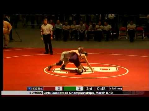 132 Pound Championship (2012 State B Wrestling Tournament) | SDPB ...