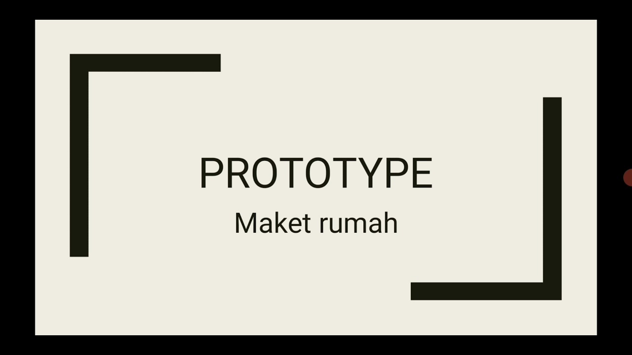 Prototype maket rumah dan alur pembuatannya | TONTON SAMPAI HABIS YA ...