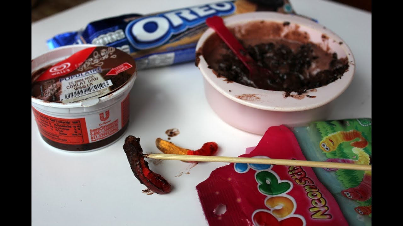Bikin Yupi Worm Mirip Cacing Beneran || GUMMY WORM OREO - YouTube