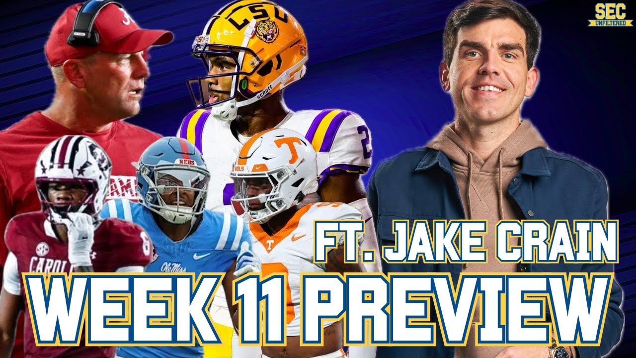 Jake Crain Recaps Week 10 + Previews Week 11 Of SEC Football - YouTube
