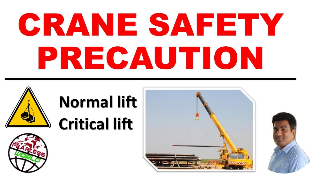 Crane safety precaution || Critical and normal lift - YouTube