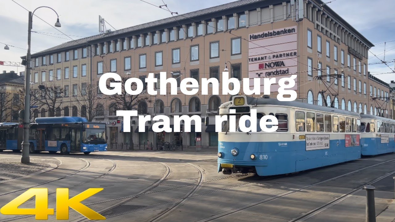 Gothenburg/Göteborg, Sweden 🇸🇪 | City Tramway & Tram 🚊 Ride |[4K HDR ...