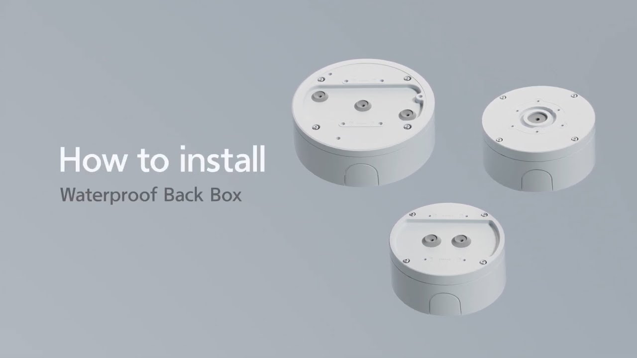 How to install Waterproof Back Box - YouTube