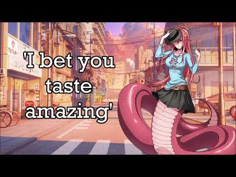Lamia Girl Talks about how Tasty You look (Vore teasing/ASMR)