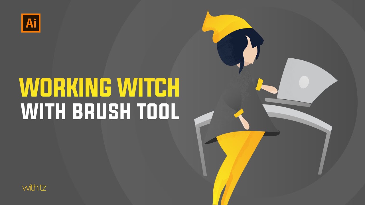 How to Design a Cartoon in illustrator | Illustrator for Beginners ...