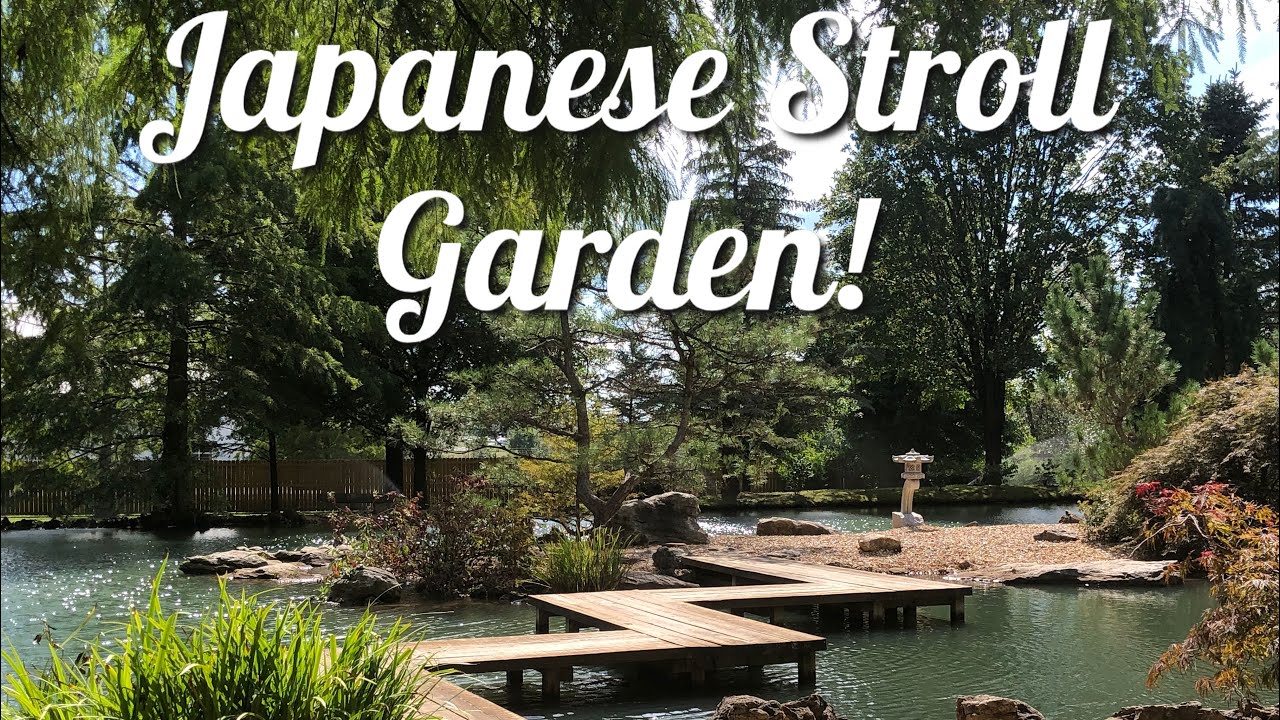 Exploring The Japanese Stroll Gardens! The Frey Family! - YouTube