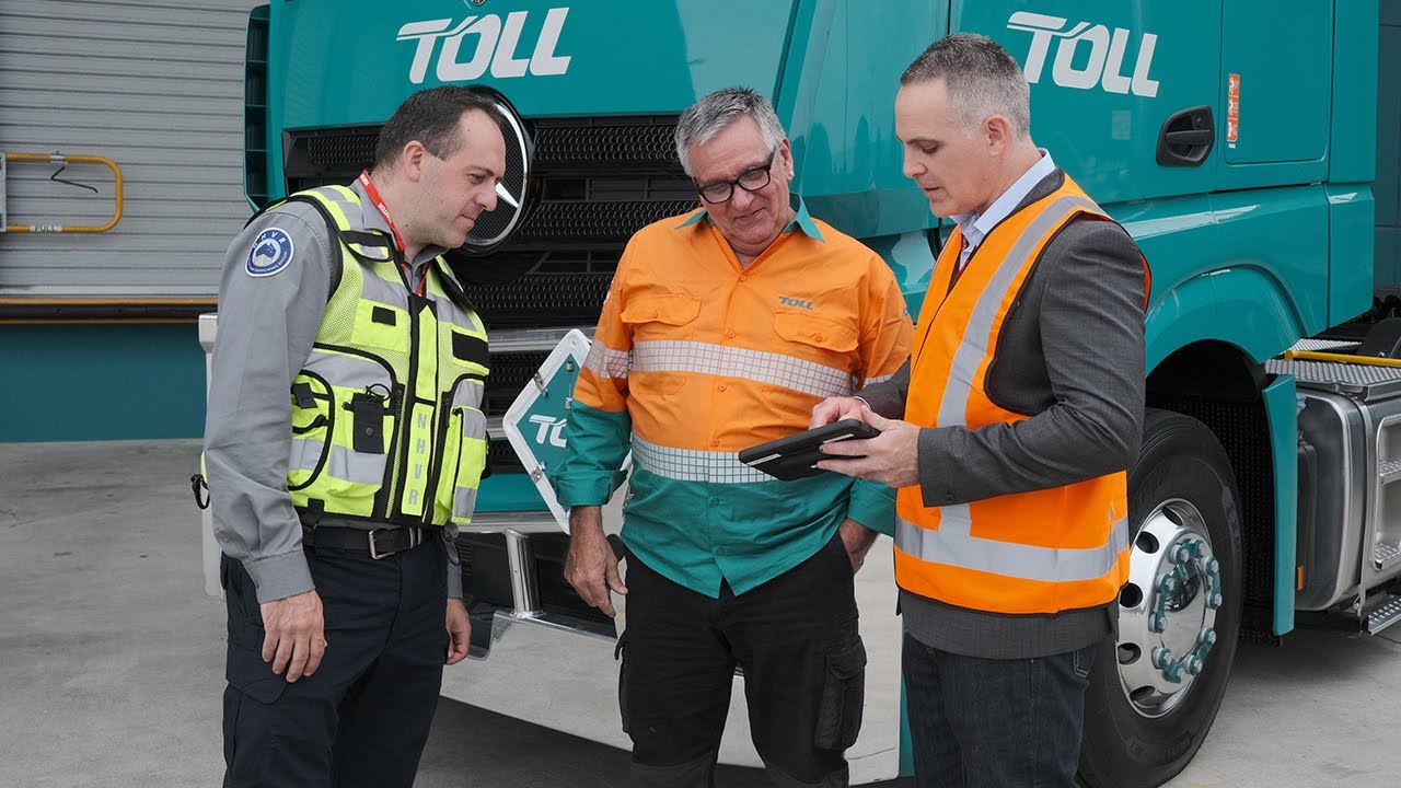 Toll Launches Electronic Work Diaries - YouTube