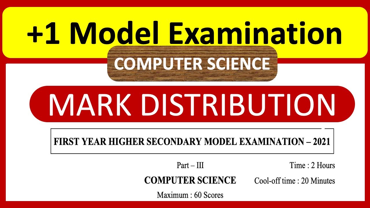 Plus One Model Exam mark distribution | Plus One Computer Science - YouTube