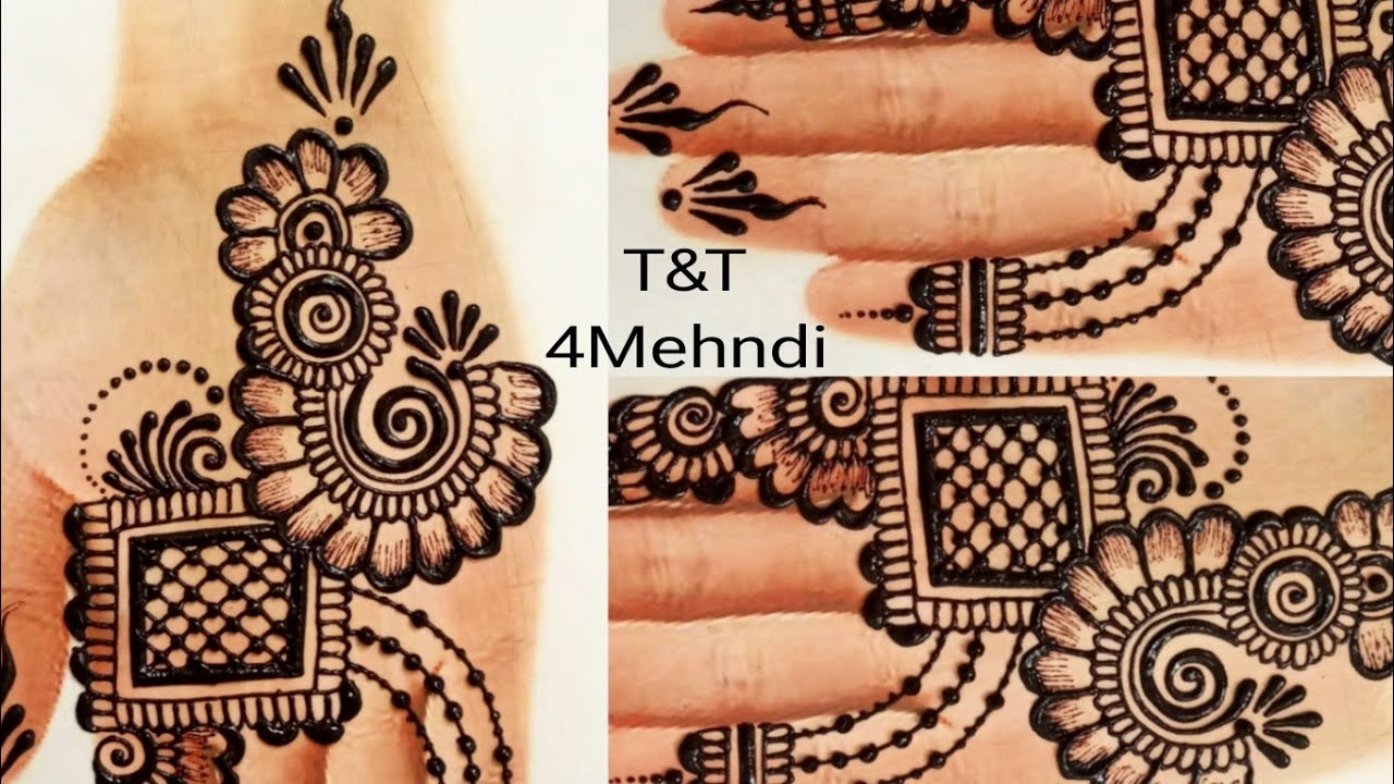 New Gorgeous Simple Front Hand Mehndi2024 | Mehndi Design | Cone ...