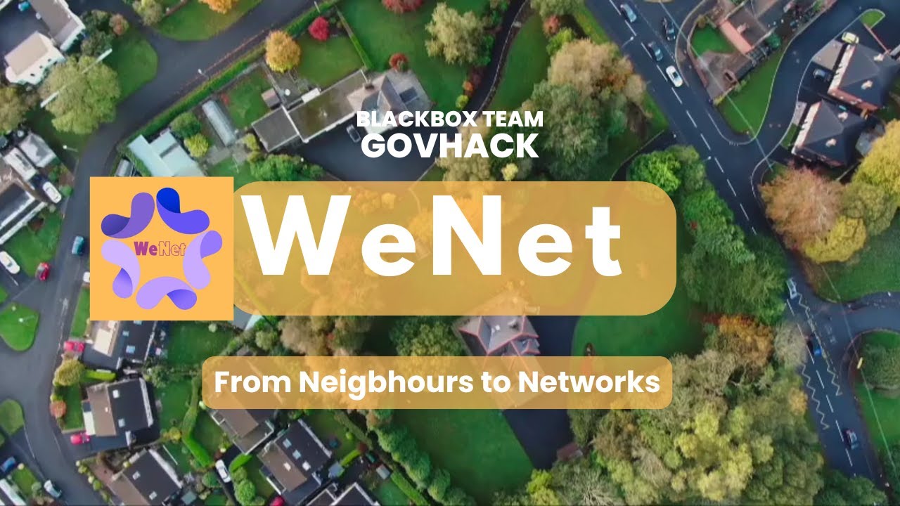 Project WeNet (GovHack 2024) - YouTube