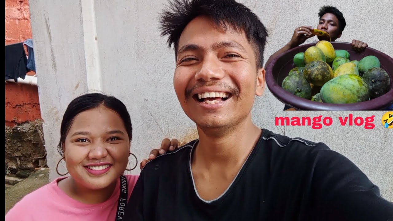 mango vlog || Eating delicious mango in @nagavillagefood house 😁 || mango chor kurebo - YouTube