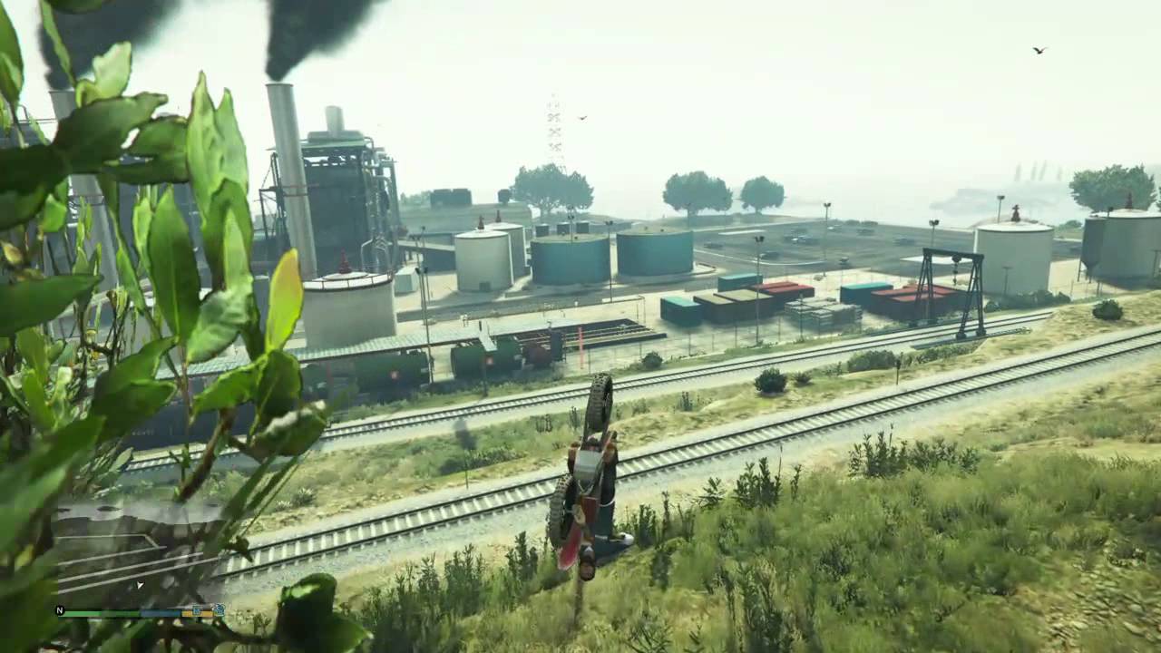 Gta v Franklin monster backflip - YouTube