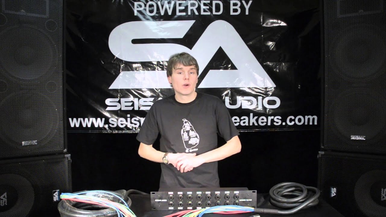 Seismic Audio Rack Mountable Splitter Snakes - YouTube
