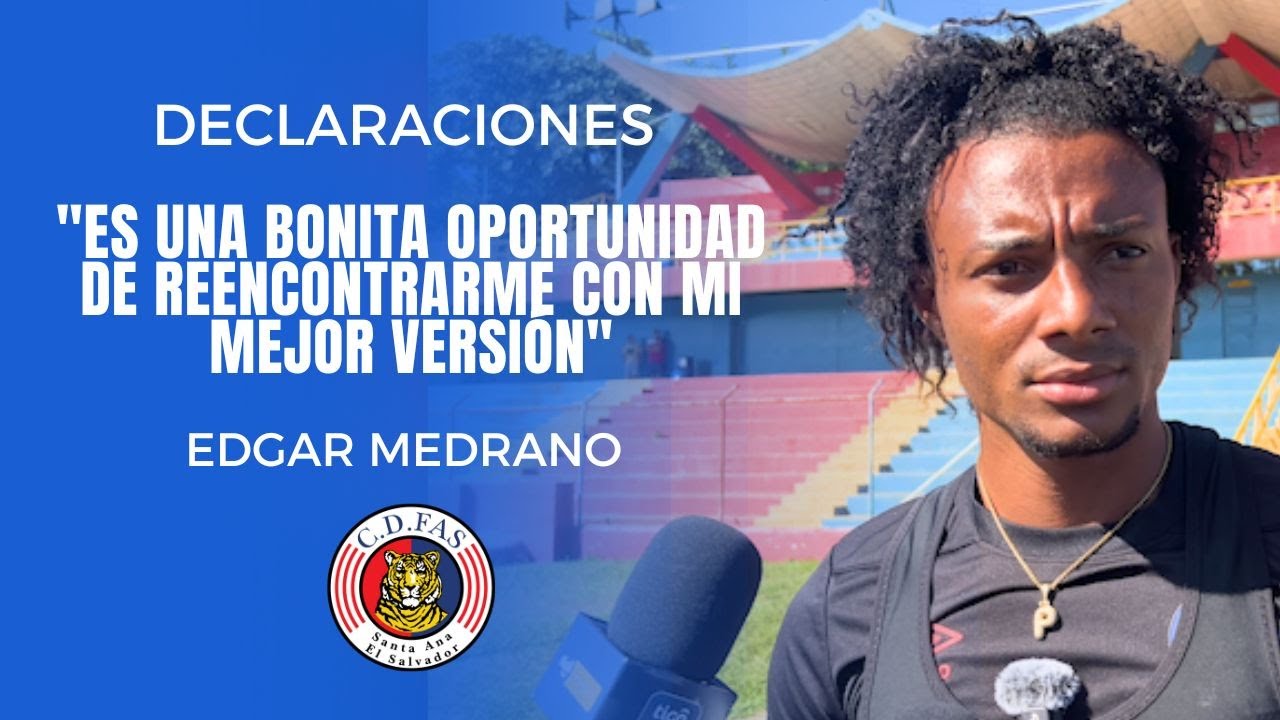 "Es una bonita oportunidad de reencontrarme con mi mejor versión" Edgar ...