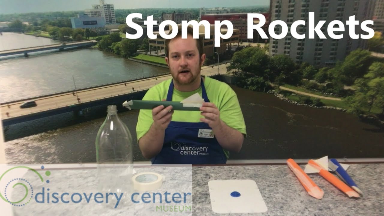 Stomp Rockets- Discovery Center Playful Learning at Home - YouTube