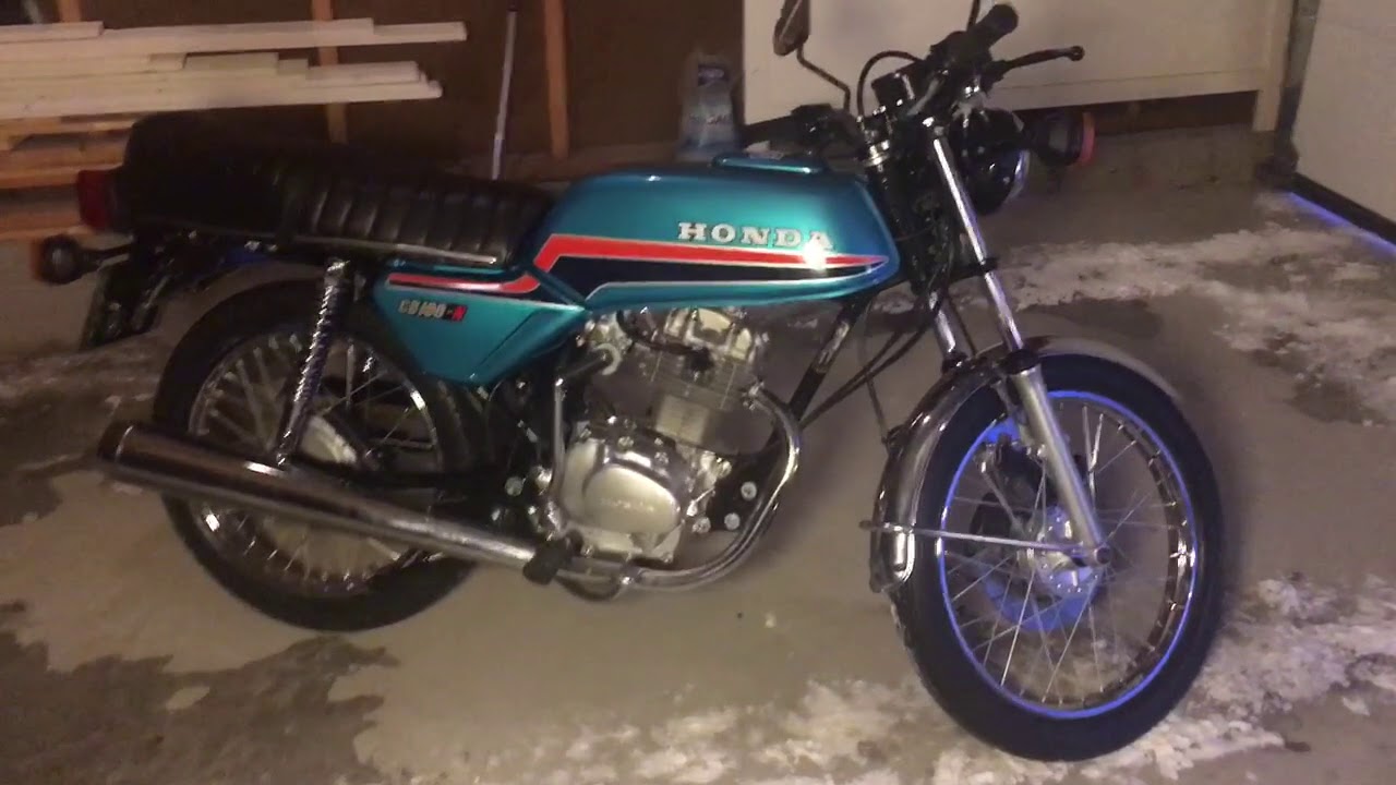 Honda CB100N, 1982 mod - YouTube