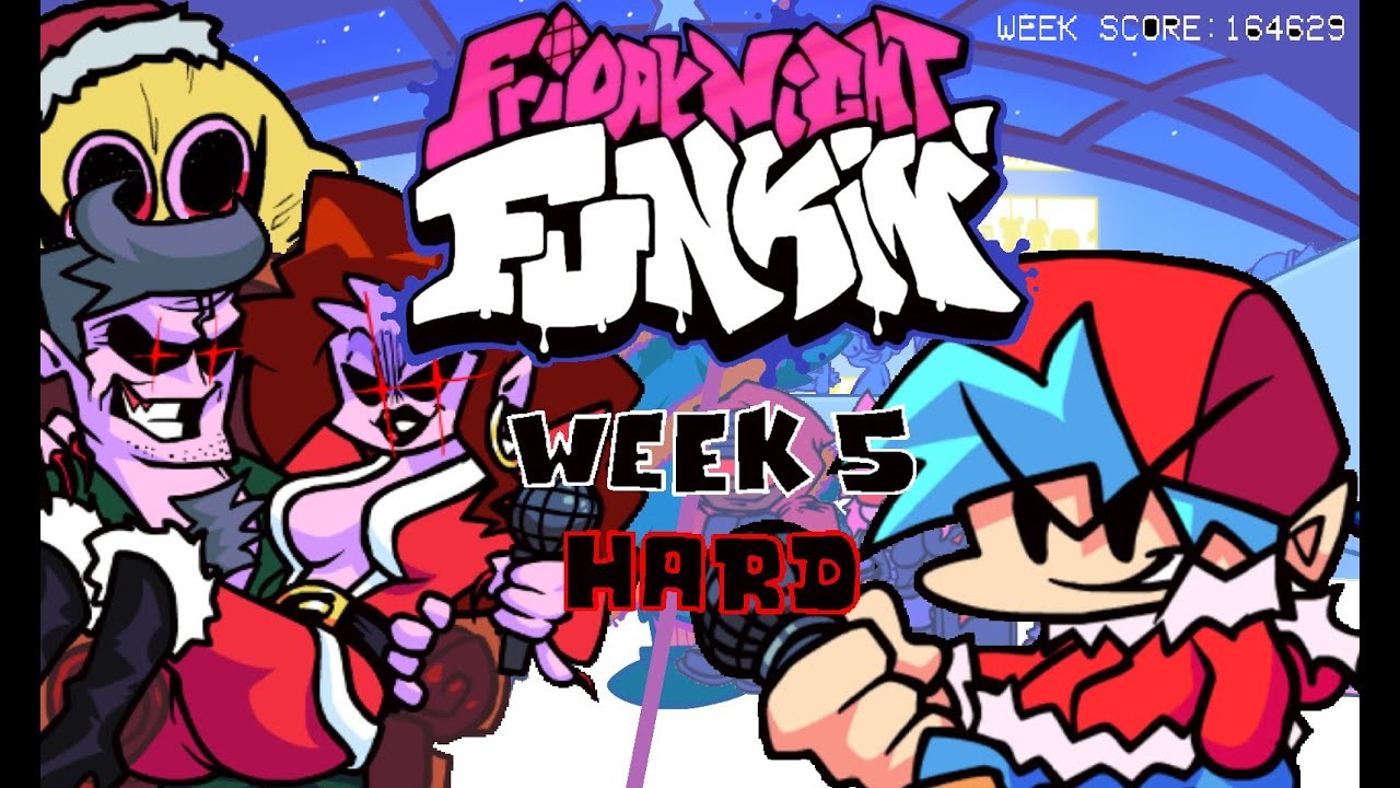 Friday Night Funkin' Week 5 Red Show Hard difficulty (Cocoa, Eggnog ...