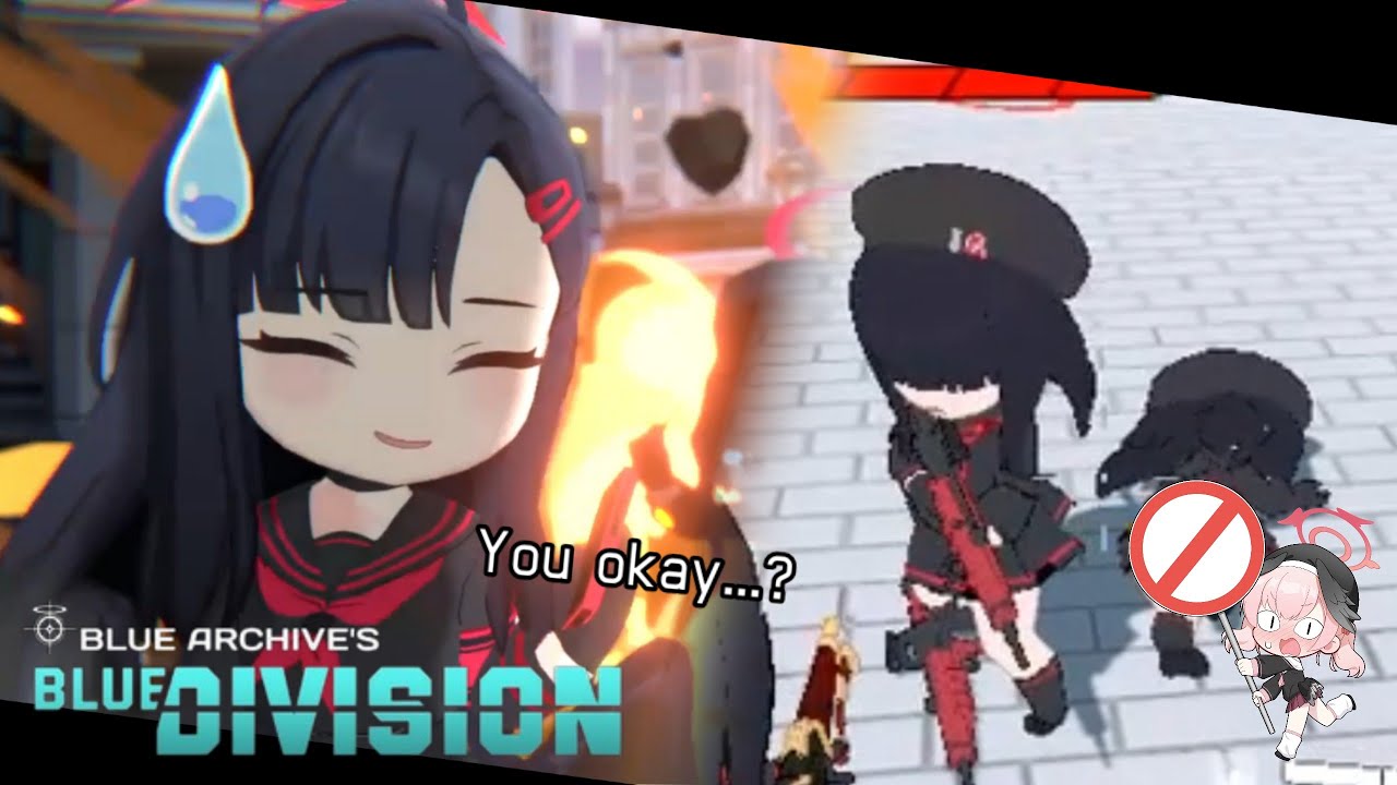 JTF Mob Chan heart attack [Blue Archive] - YouTube