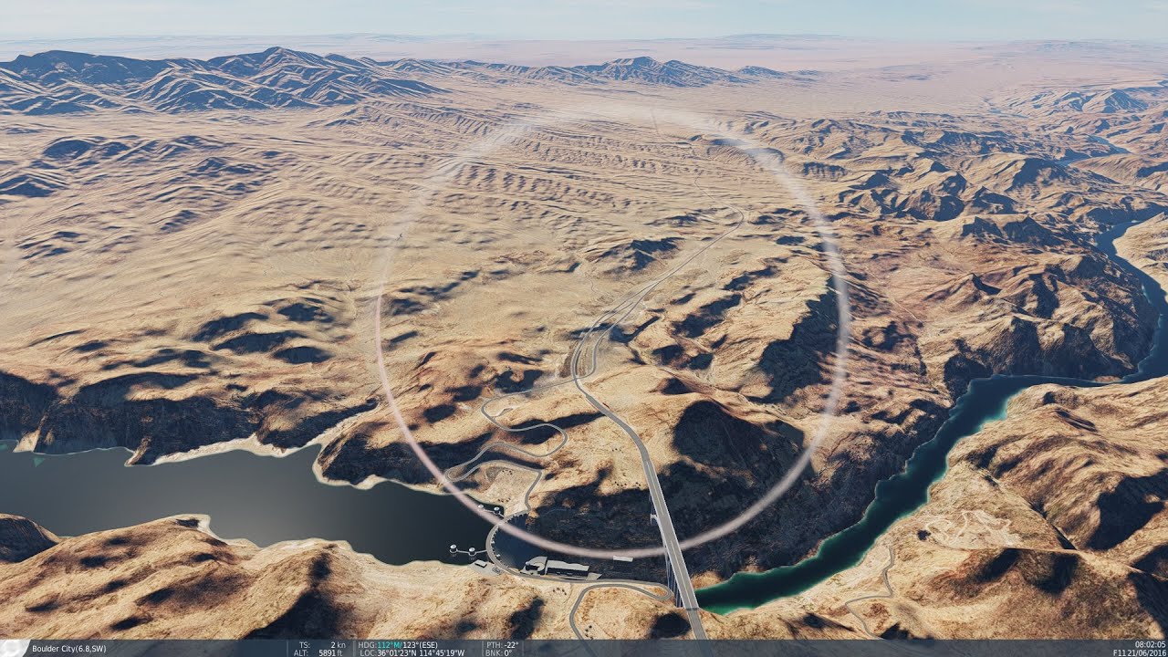 DCS World: MB-339 Hoover Dam Bridge Loops - YouTube