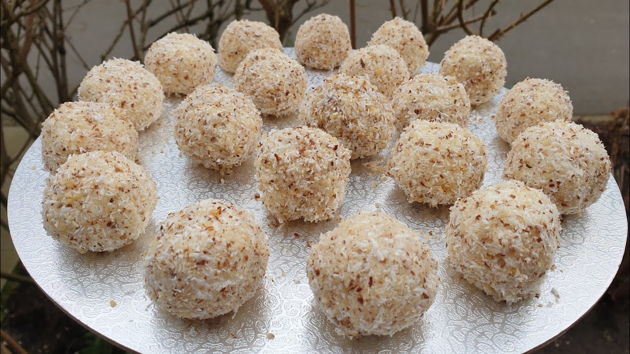 BOMBICA shum te shishme per 10.min gati 👌👌😋😋,Kokos Kugeln sehr lecker 😋 ...