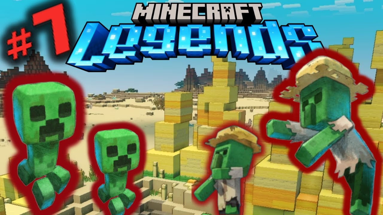 Saving the Zombies and creepers from piglins in Minecraft Legends ...
