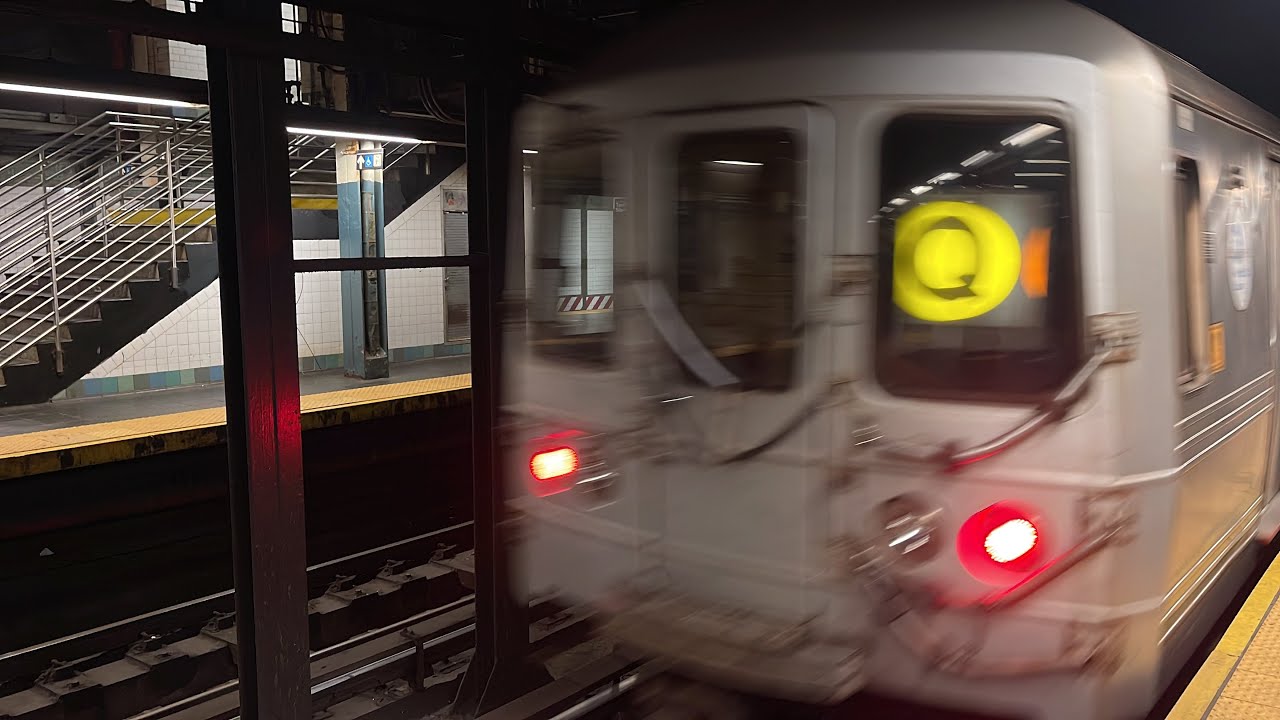 96 Street-2nd Ave Bound R46 Q Train Leaving Times Square-42nd Street ...