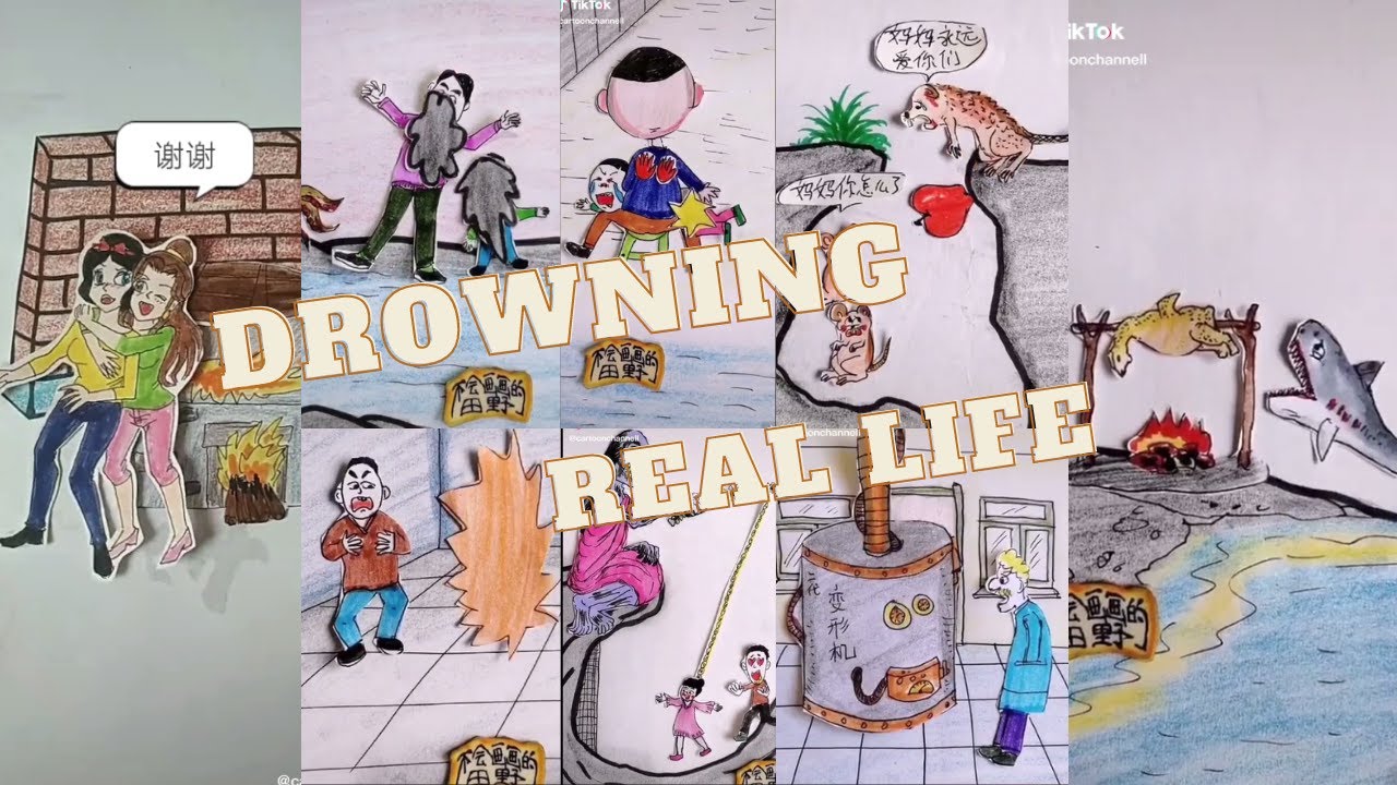 Drowning in real life.... - YouTube