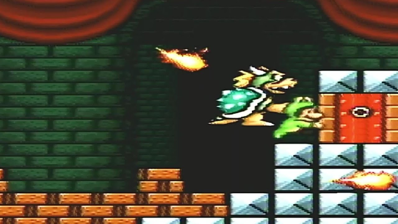 SMB 3 Defeating Bowser with Frog Suit - YouTube