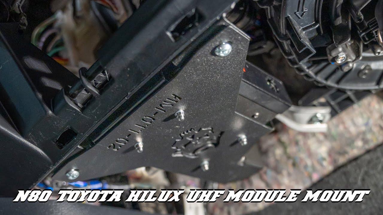 TOYOTA HILUX N80 UHF MODULE MOUNT How to Install - YouTube