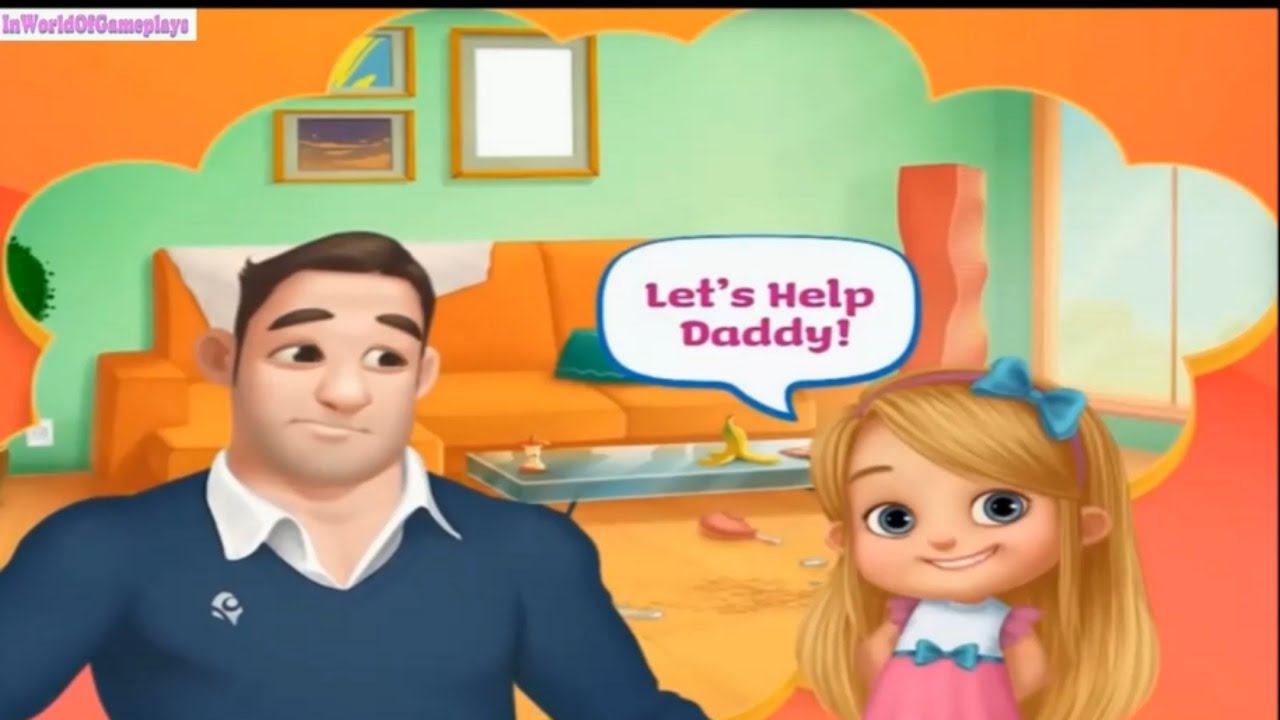 Daddy's Little Helper TabTale Game Android Kids Educational Game - YouTube
