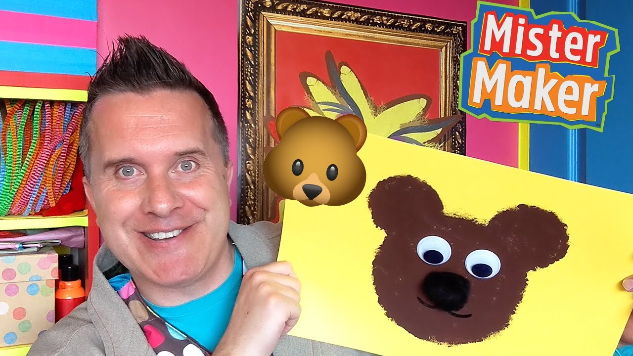 Make it Mister Maker: Beautiful Pom Pom Bear! 🐻 - YouTube
