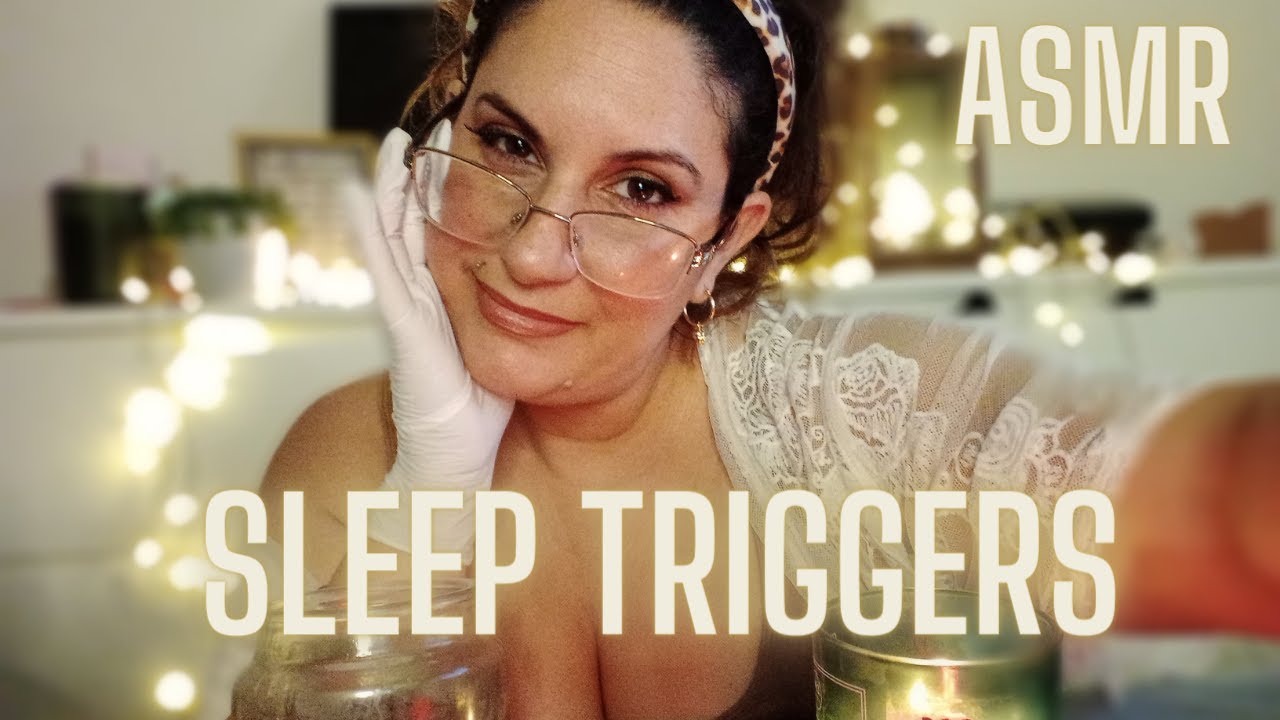 [ASMR] SOOTHING SLEEP TRIGGERS ,relaxing , calming ,gentle voice and ...