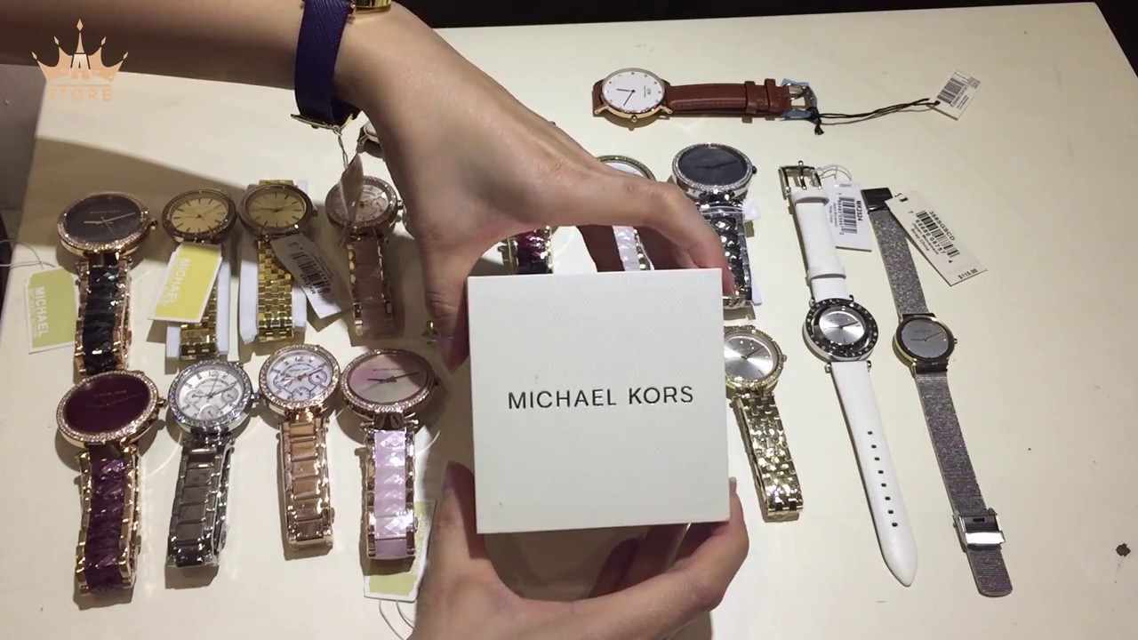 [Review] Đồng hồ Michael kors Mk2524, 2525 & 2526 xoay - YouTube