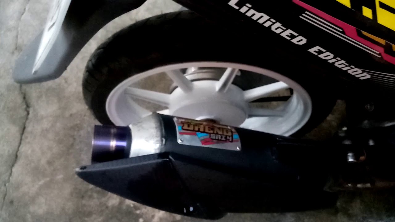 Daeng Sai4 power pipe on mio sporty 59 big valve - YouTube