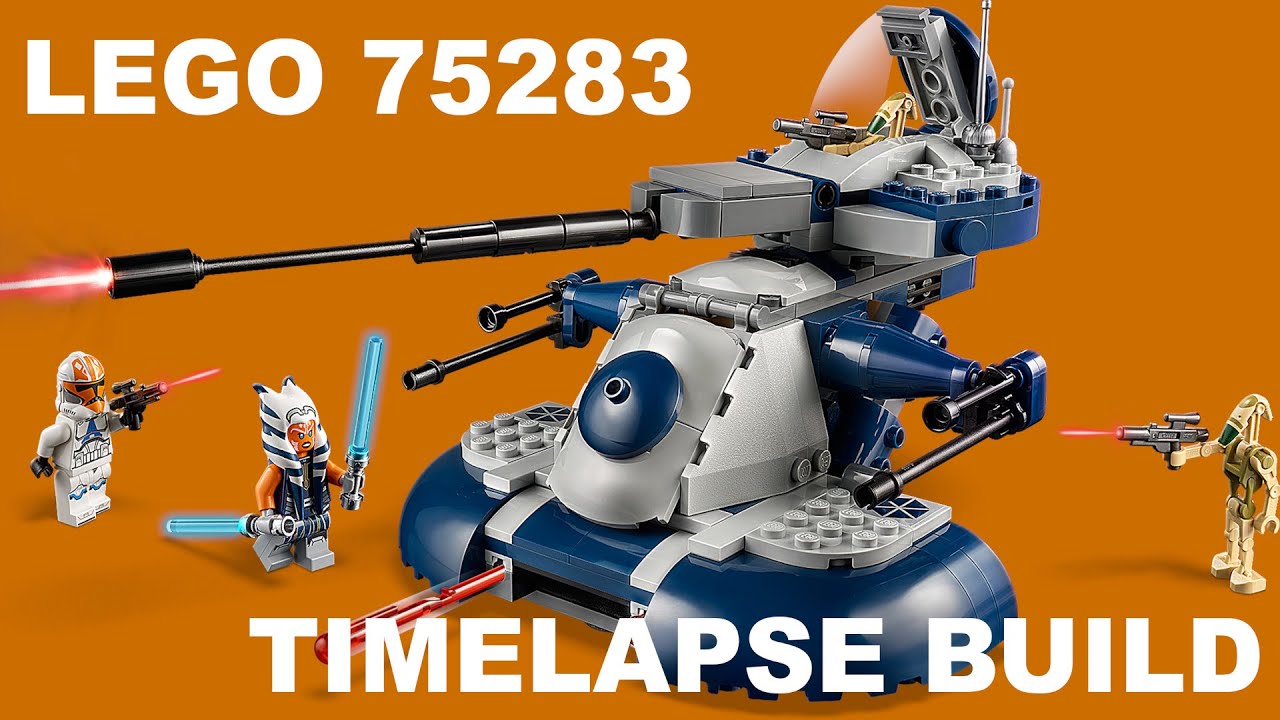 LEGO 75283 - STAR WARS Armoured Assault Tank (AAT) timelapse build ...
