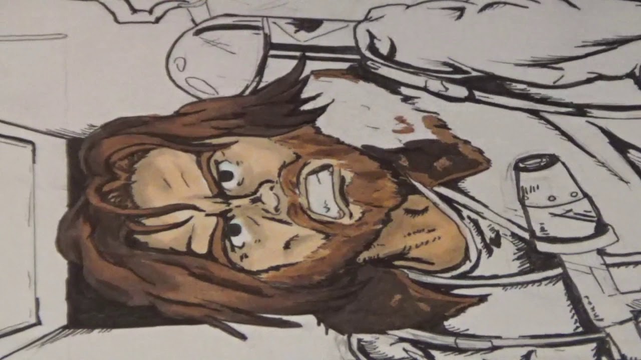 The Thing (1982) Drawing Timelapse - YouTube