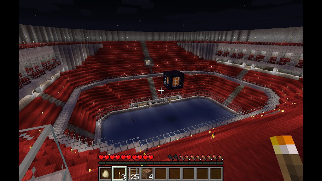 Minecraft - HK-Areena (WIP) - YouTube