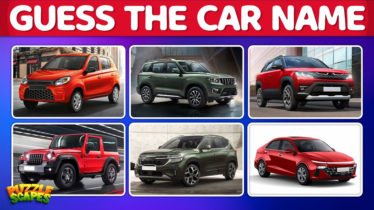 Guess the car quiz | Guess the famous car names | Car quiz 2024 ...