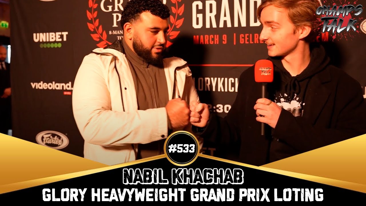 Nabil Khachab: Gaf hem aan mij in de Finale! | Glory Heavyweight Grand ...