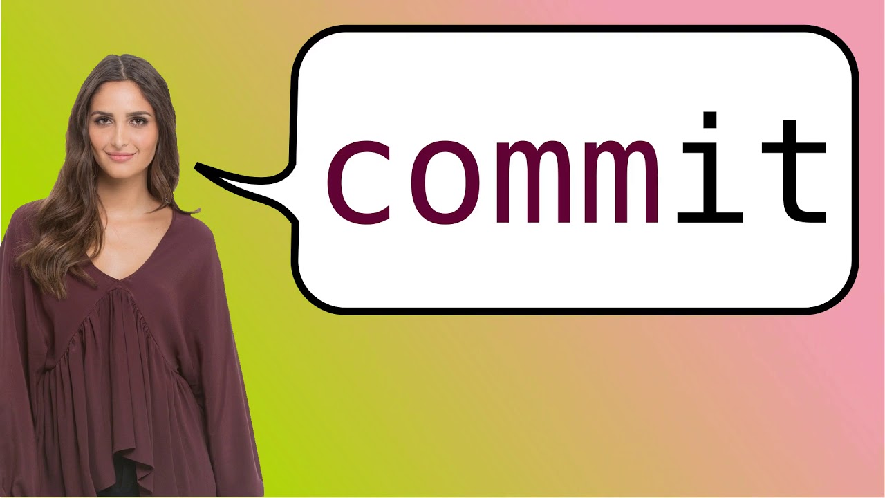 Como dizer 'comprometer-se' em ingles? - YouTube
