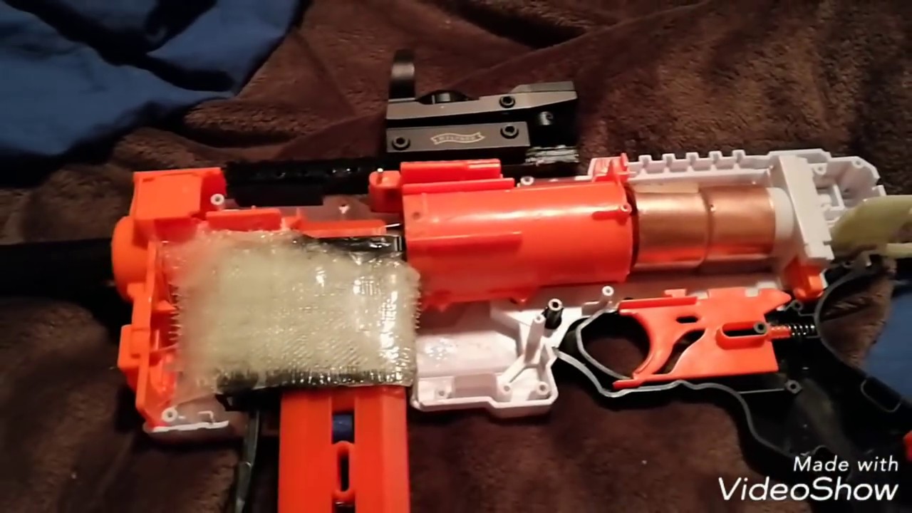 Modified spring rest for the KronoMag. - YouTube