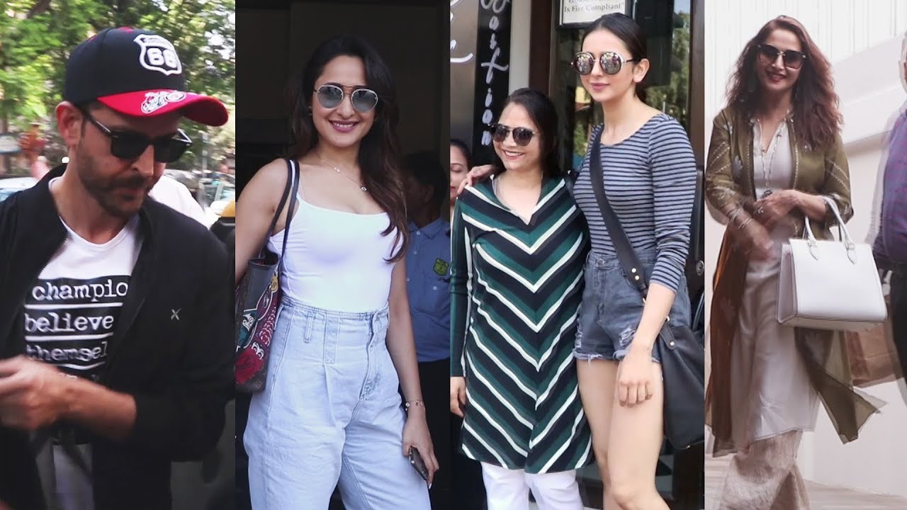Rakul Preet Singh, Madhuri Dixit, Hrithik Roshan & Others Spotted In ...