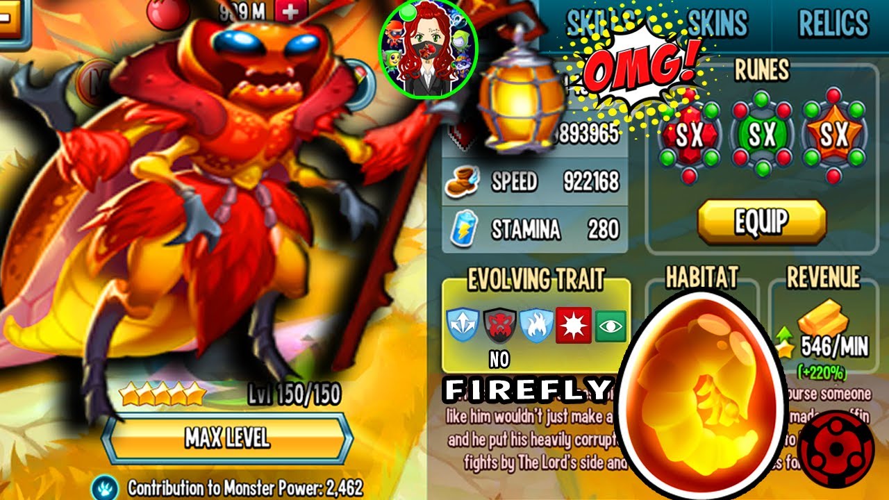 🔴Monster Legends - FIREFLY REview!!😱 Bounty Hunt BEAMBOT ...