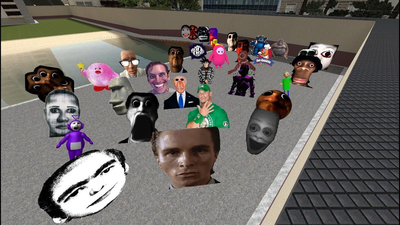 ALL FULL NICO'S NEXTBOT, 2D NEXTBOTS, OBUNGA NETBOT NEW UPDATE In Garry ...