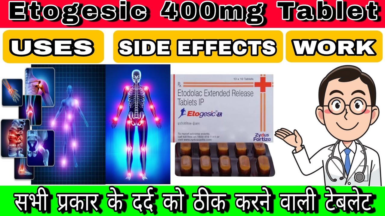 Etogesic 400mg Tablet |Uses|Side effects|Work|#Etogesic#pain # ...
