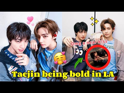 Taejin / JinV: Taejin being bold in LA 🤭